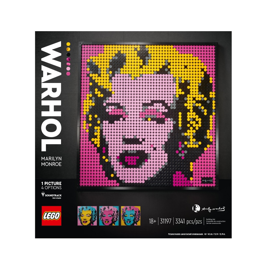 LEGO Art - Andy Warhol's Marilyn Monroe 31197, 3341 piese - eMAG.ro