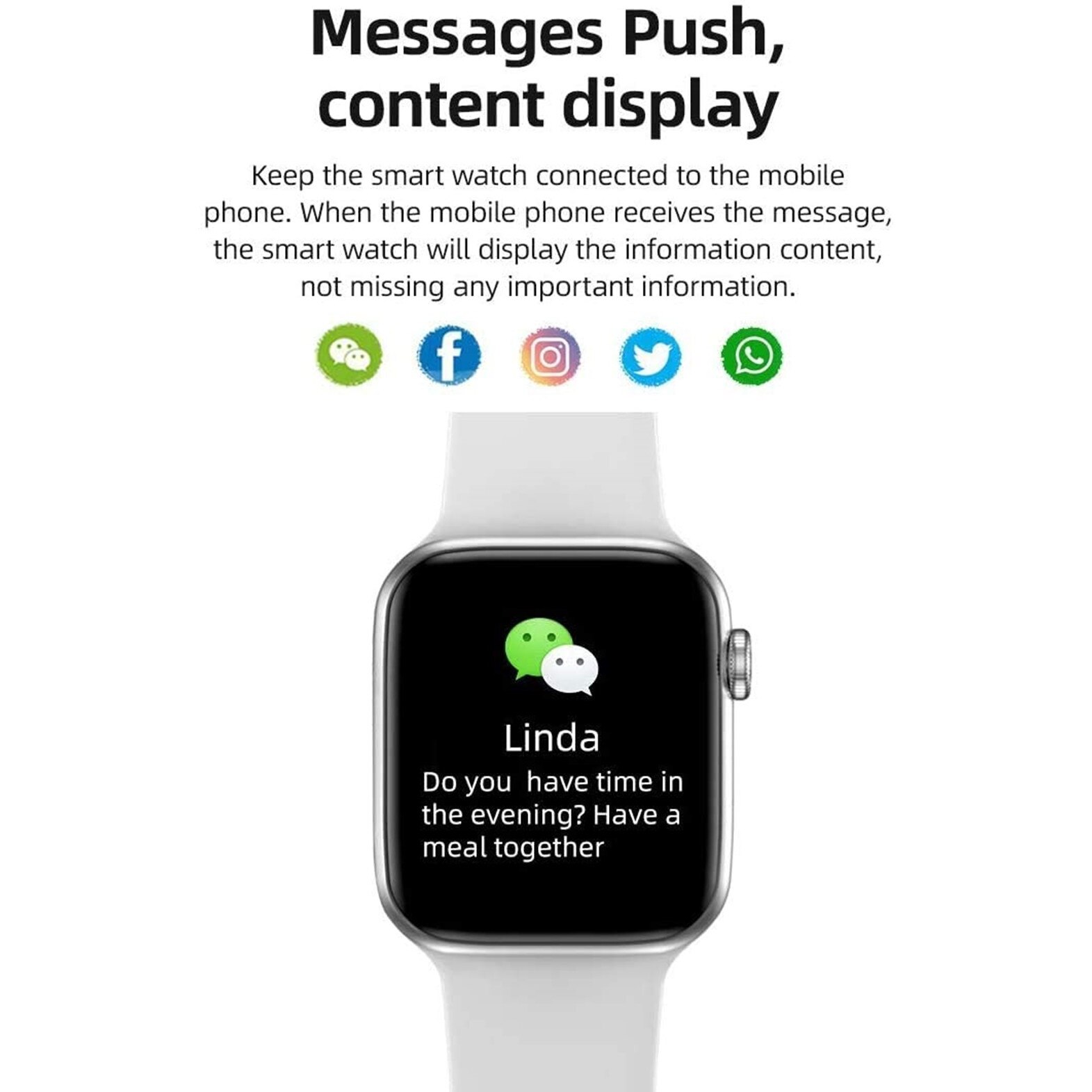 Смарт Часовник 1TECH T500, Крачки, Кръвно, Пулс, Разговори, Съобщения ...