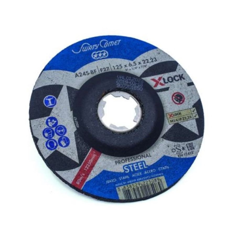 Disc abraziv debitare metal Professional X-LOCK, Swaty Comet, 125x2.5mm ...