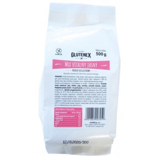 Faina mix vital alba Glutenex,500g, Fara Gluten - eMAG.ro