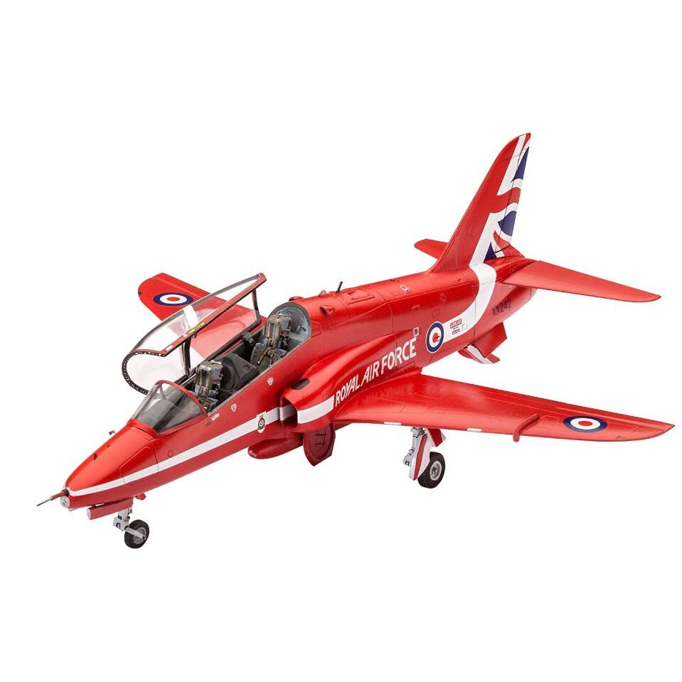 Aeromodel de construit Revell model set BAe Hawk T1 Red Arrows 70 piese ...