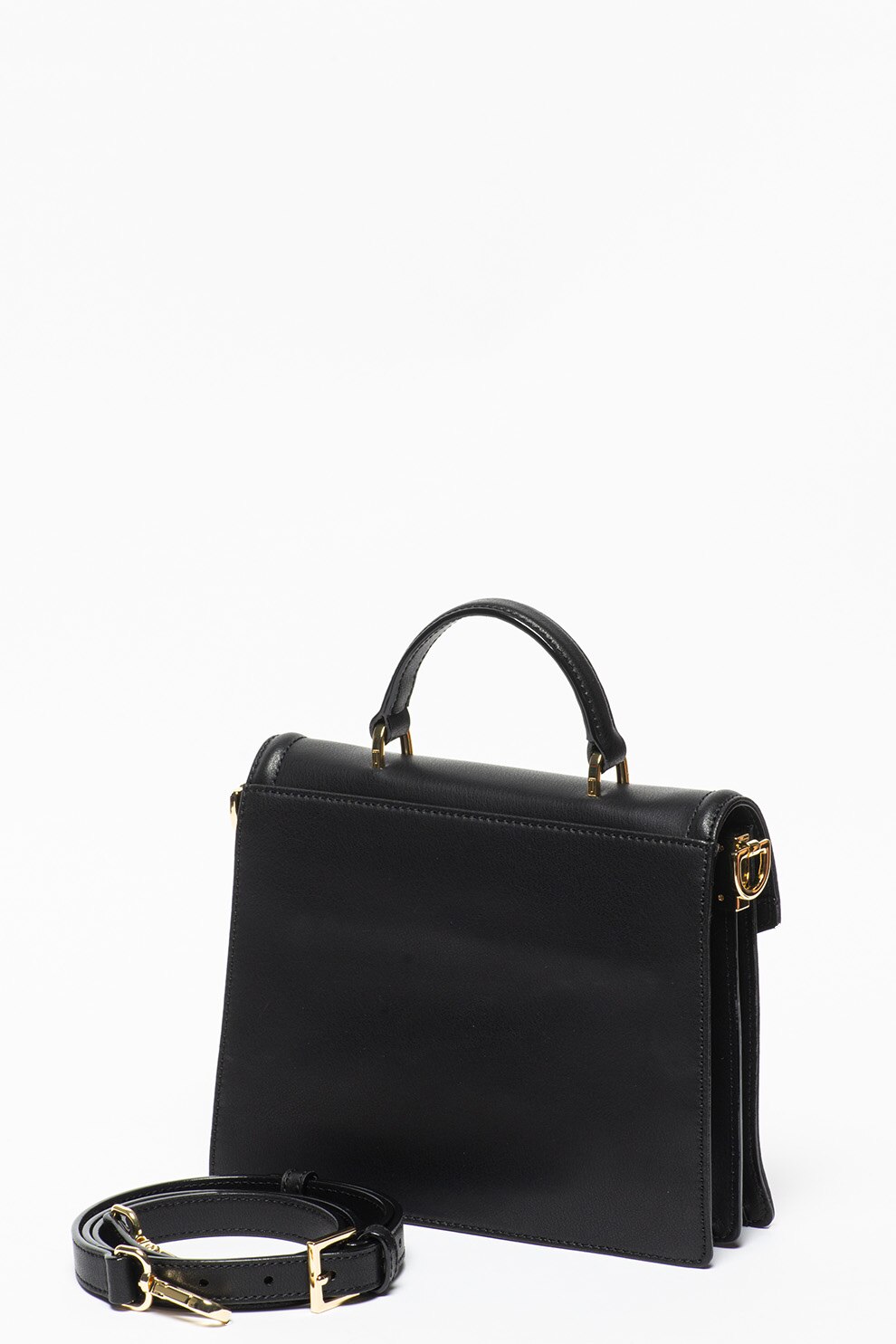 Ted Baker, Geanta crossbody din piele Kimmiee, Negru - eMAG.ro