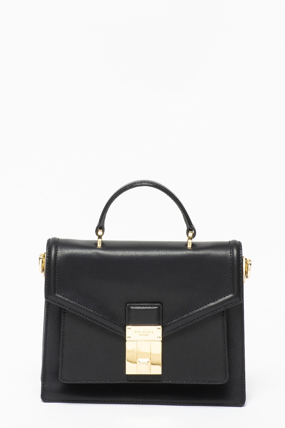Ted Baker, Geanta crossbody din piele Kimmiee, Negru - eMAG.ro