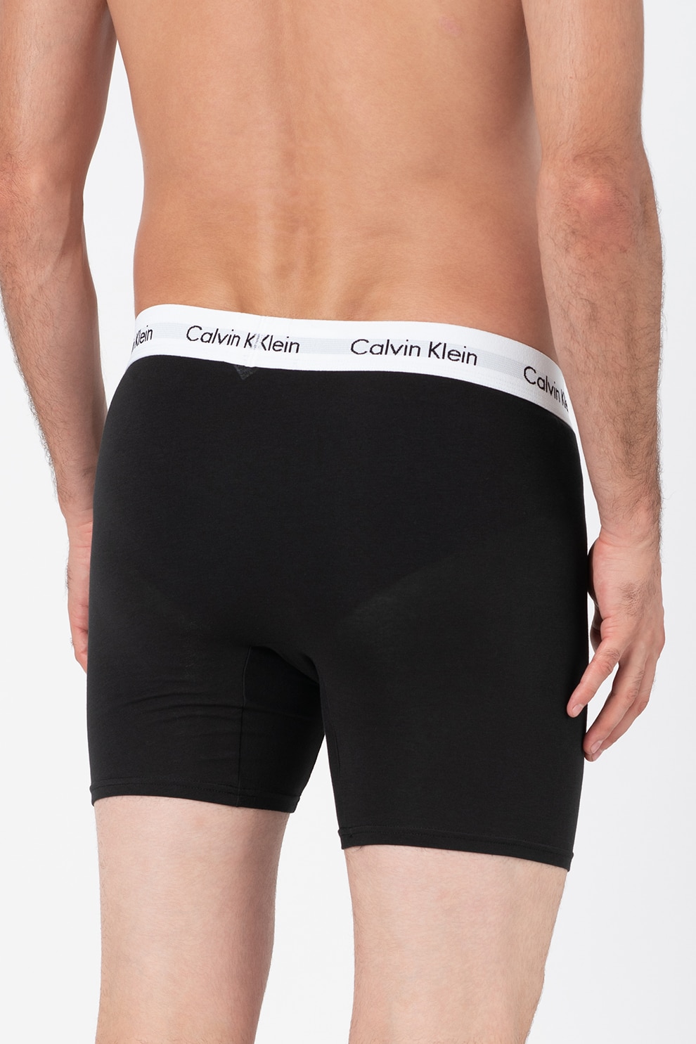 CALVIN KLEIN, Set de boxeri cu logo - 3 perechi, Negru, L - eMAG.ro