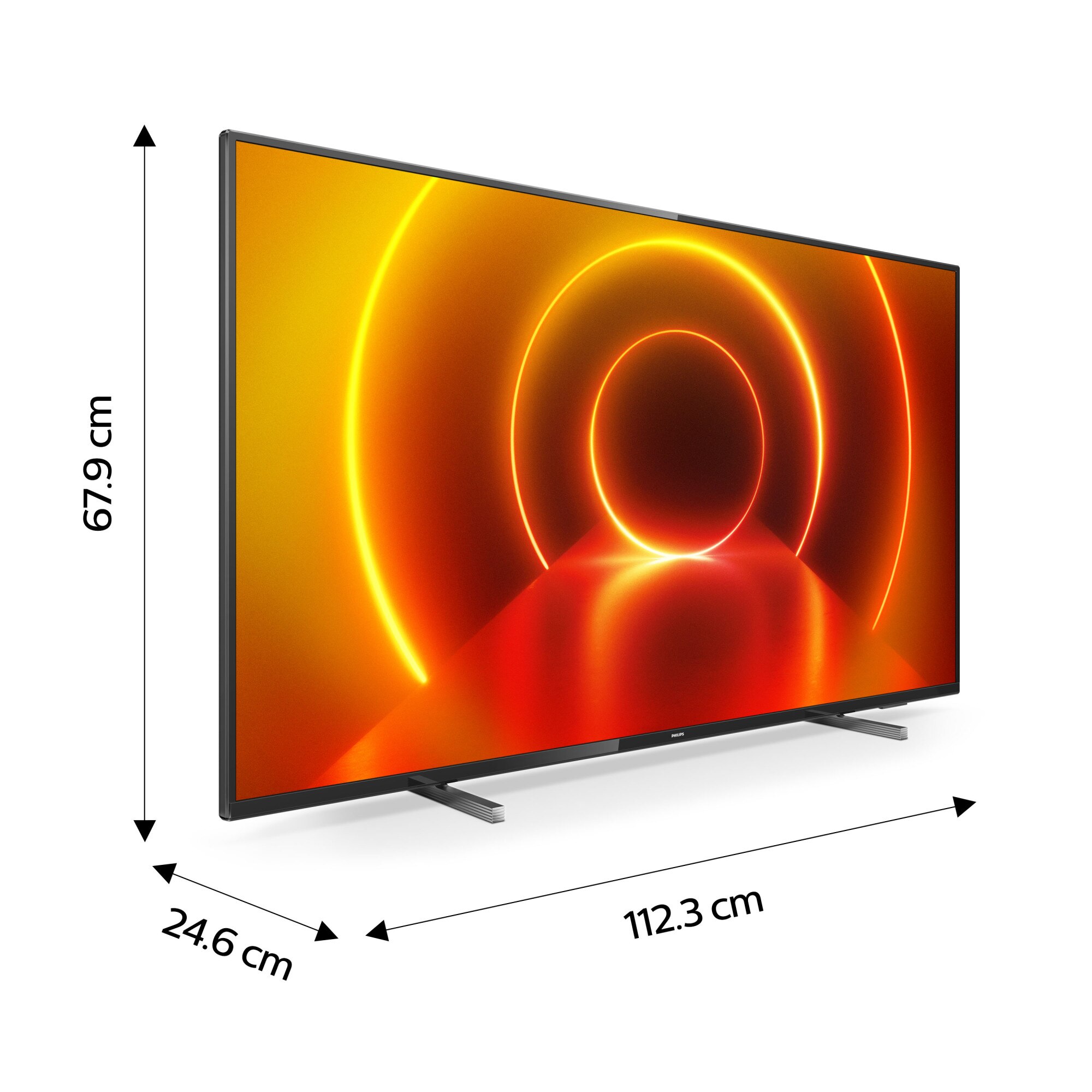 Televizor Philips 50PUS7805/12, 126 cm, Smart, 4K Ultra HD, LED, Clasa ...
