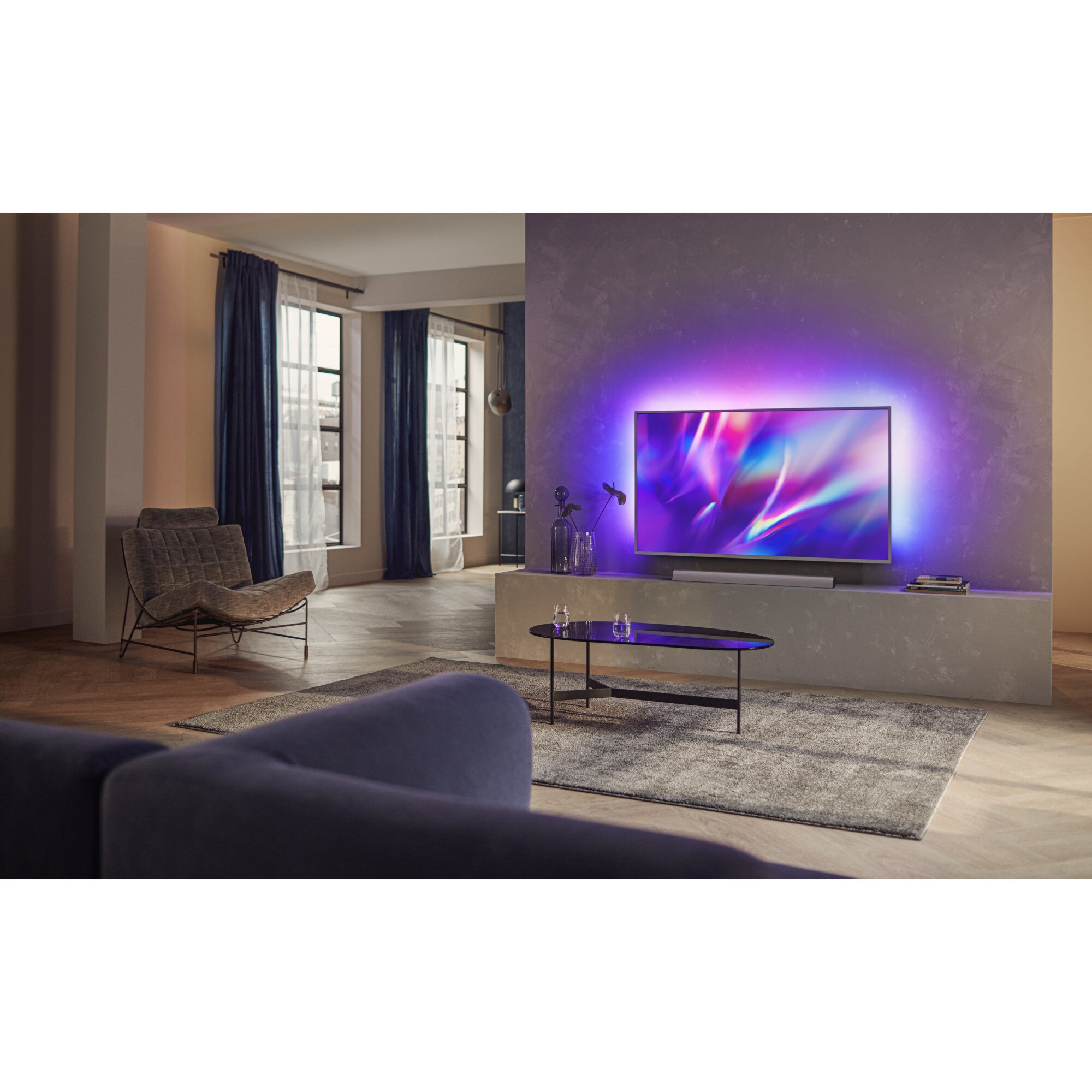 Televizor Philips 58PUS8505/12, 146 cm, Smart Android, 4K Ultra HD, LED, Clasa G - eMAG.ro
