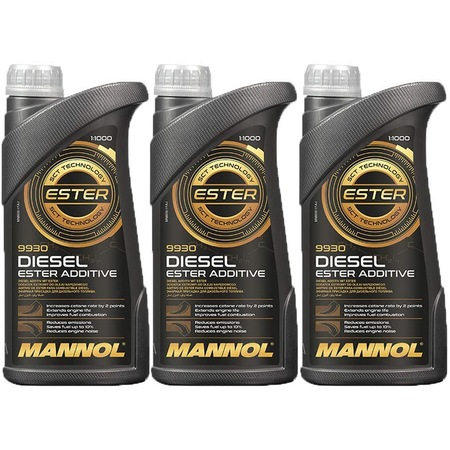 Добавка за дизел Mannol Diesel Ester Additive, 3бр х 1л - eMAG.bg