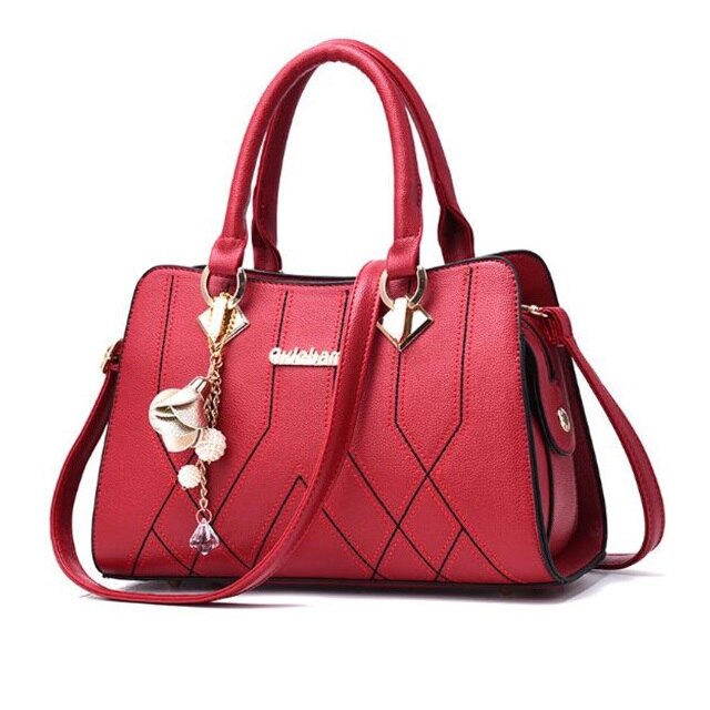 Дамска Чанта Charon Queen, Червена - eMAG.bg