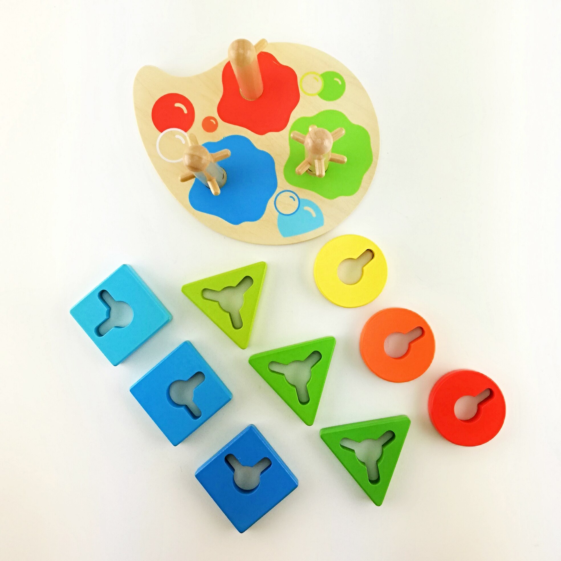 Joc de sortare, Playsense, Lemn, Multicolor - eMAG.ro