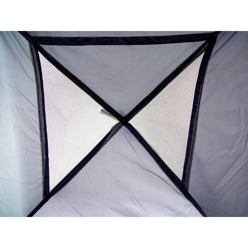 Cort iglu 4 persoane, acoperis simplu, plasa tantari, material ...