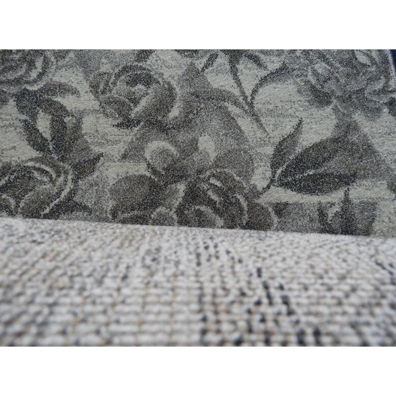 Covor Traversa Beenom Flori, 10061, 80cm x 300cm - eMAG.ro