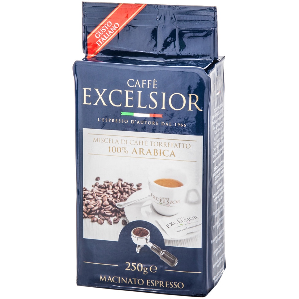 Cafea macinata 100% Arabica Espresso Excelsior, 250g - eMAG.ro