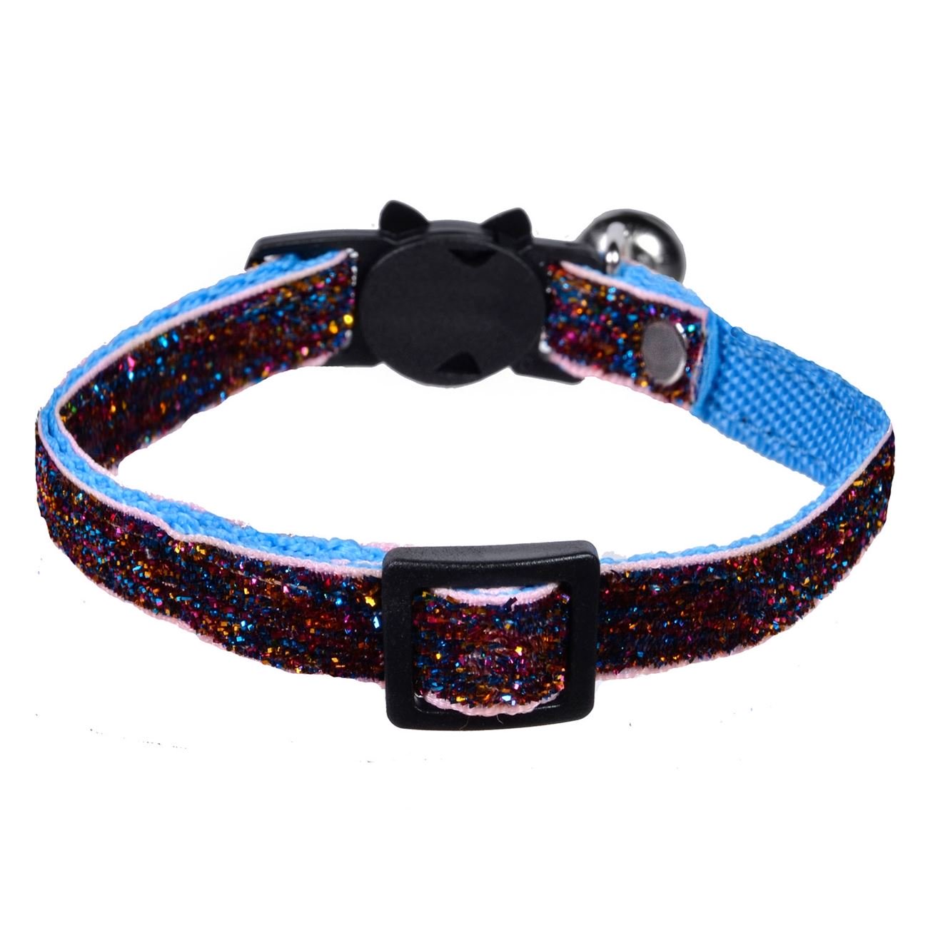 Zgarda colorata pentru pisici, DecorCasa, 30 x 1 cm - eMAG.ro