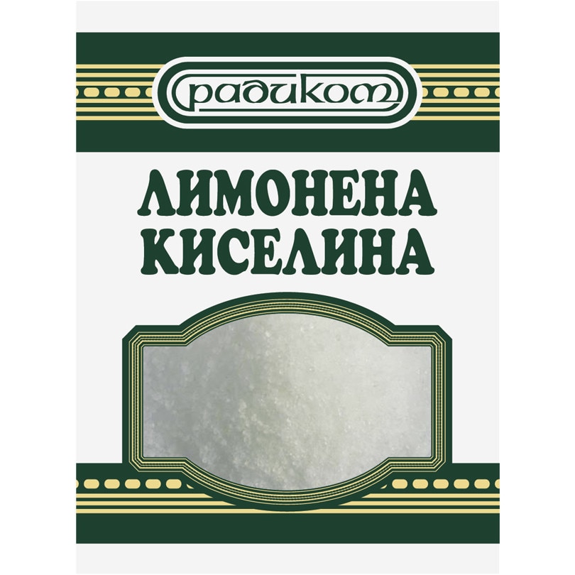 Лимонена киселина Радиком, 10гр., Стек 20бр. - eMAG.bg
