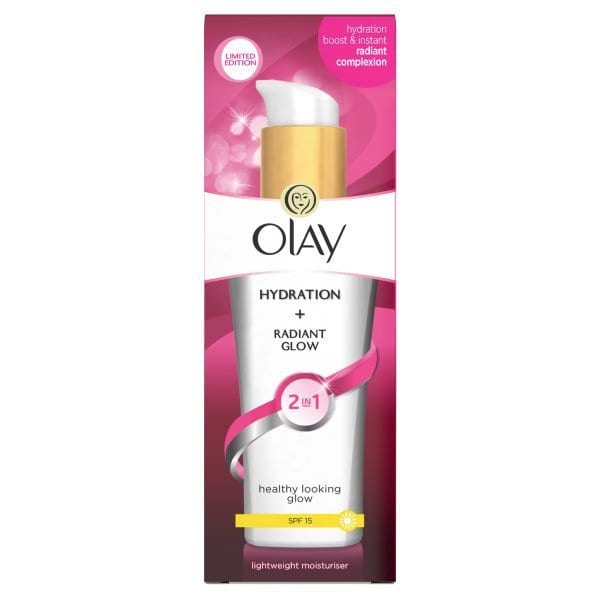 Creme de fata Olay 2 in1 Hydration + Radiant Glow SPF15, 75 ml - eMAG.ro