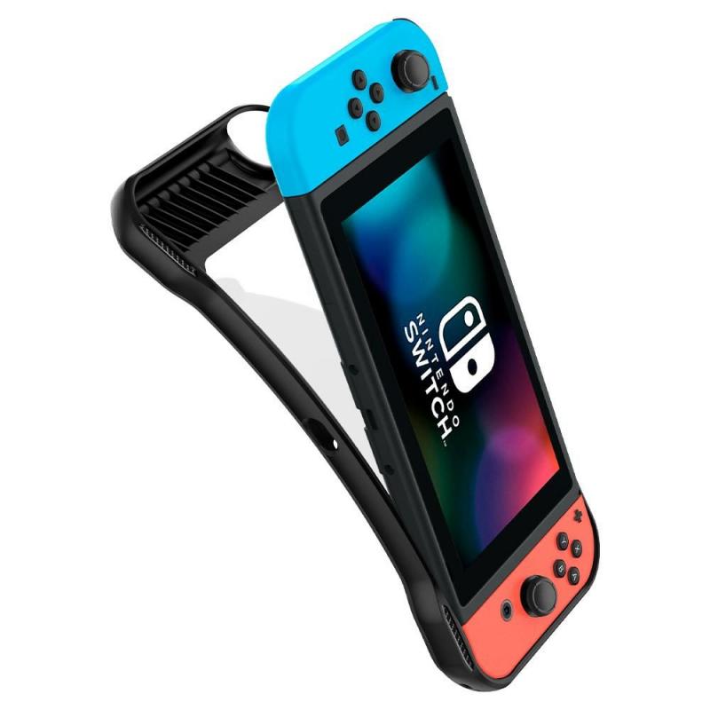 Черен калъф Spigen Rugged Armor Nintendo Switch - eMAG.bg