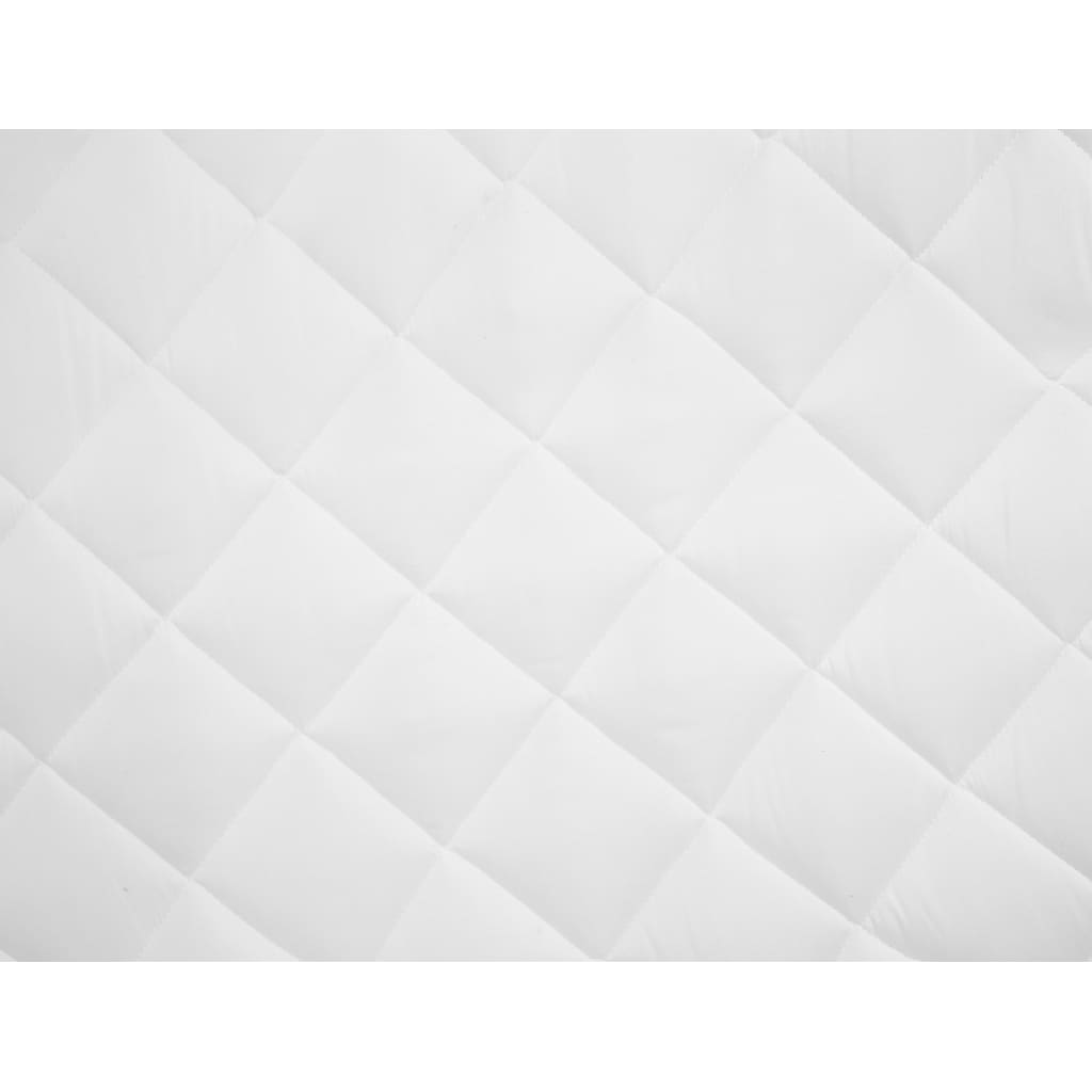Protectie pentru saltea matlasata, subtire, vidaXL, Fibra, 120 x 200 cm ...