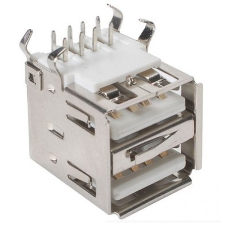 Mufa USB A mama x 2, fixare pe cablaj - 126106 - eMAG.ro