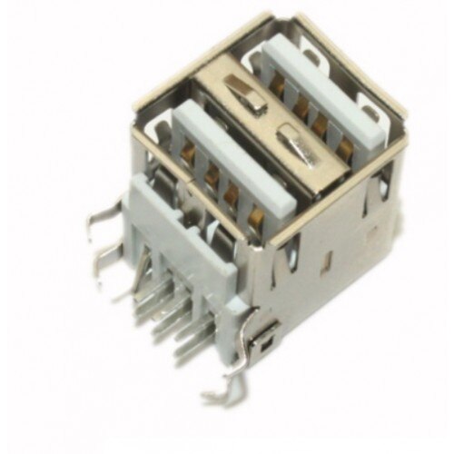 Mufa USB A mama x 2, fixare pe cablaj - 126106 - eMAG.ro