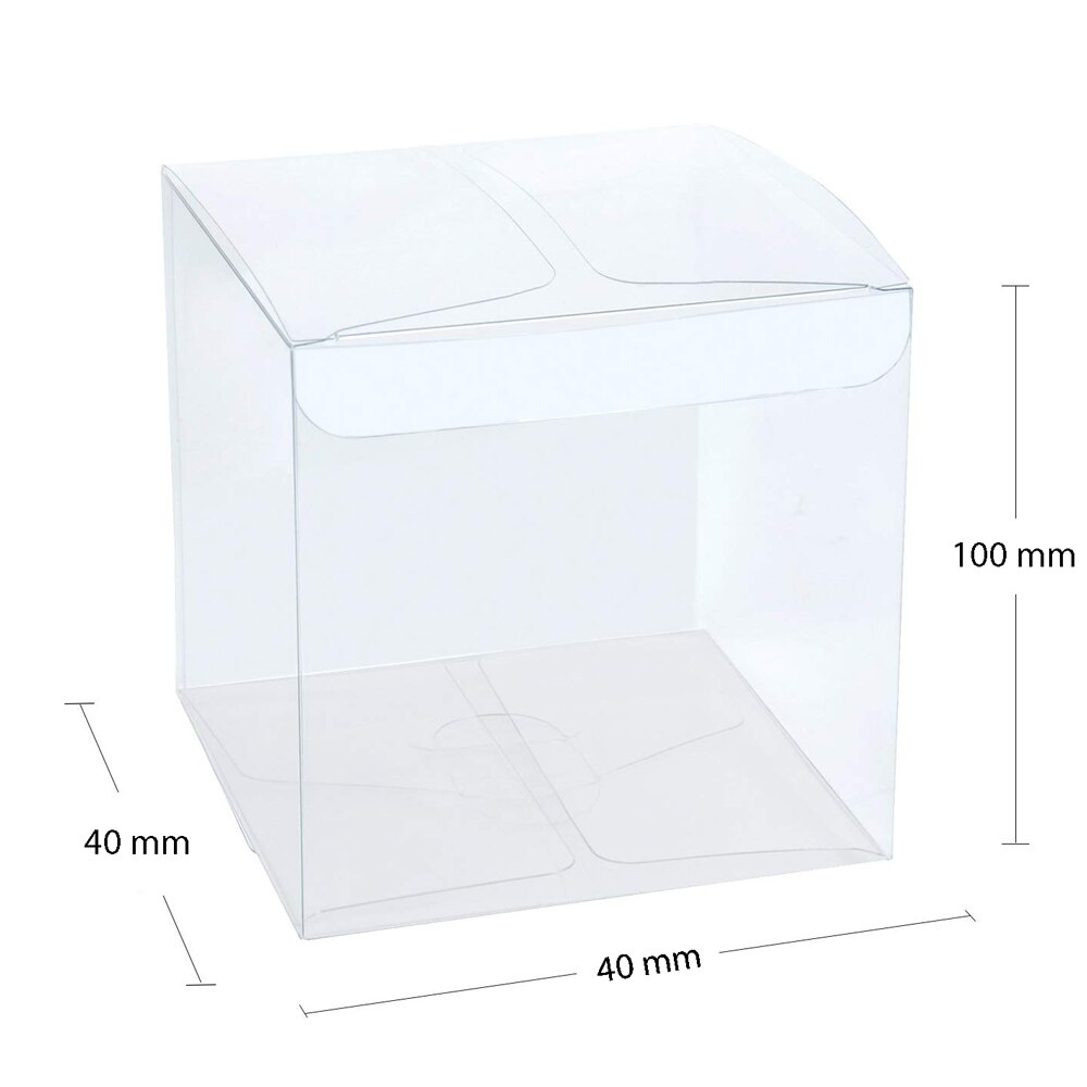 Set 50 Cutii transparente acetofan, Createur, 40x40x100mm - eMAG.ro