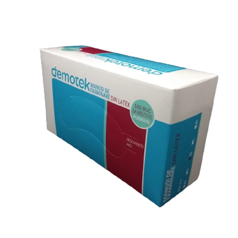 Demotek Kesztyű, Porral ellátott, XL, latex - eMAG.hu