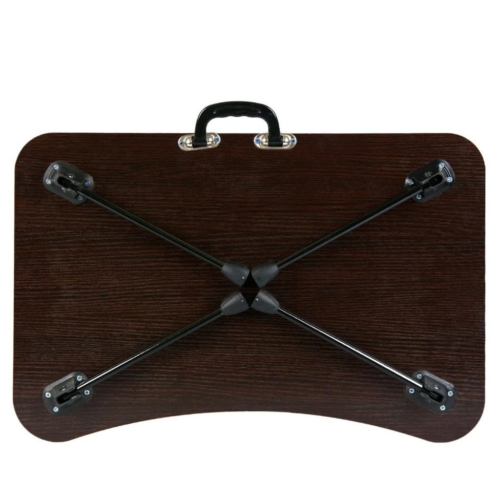 Masa rabatabila, Zola®, din MDF, maro inchis, 53x39x27 cm - eMAG.ro