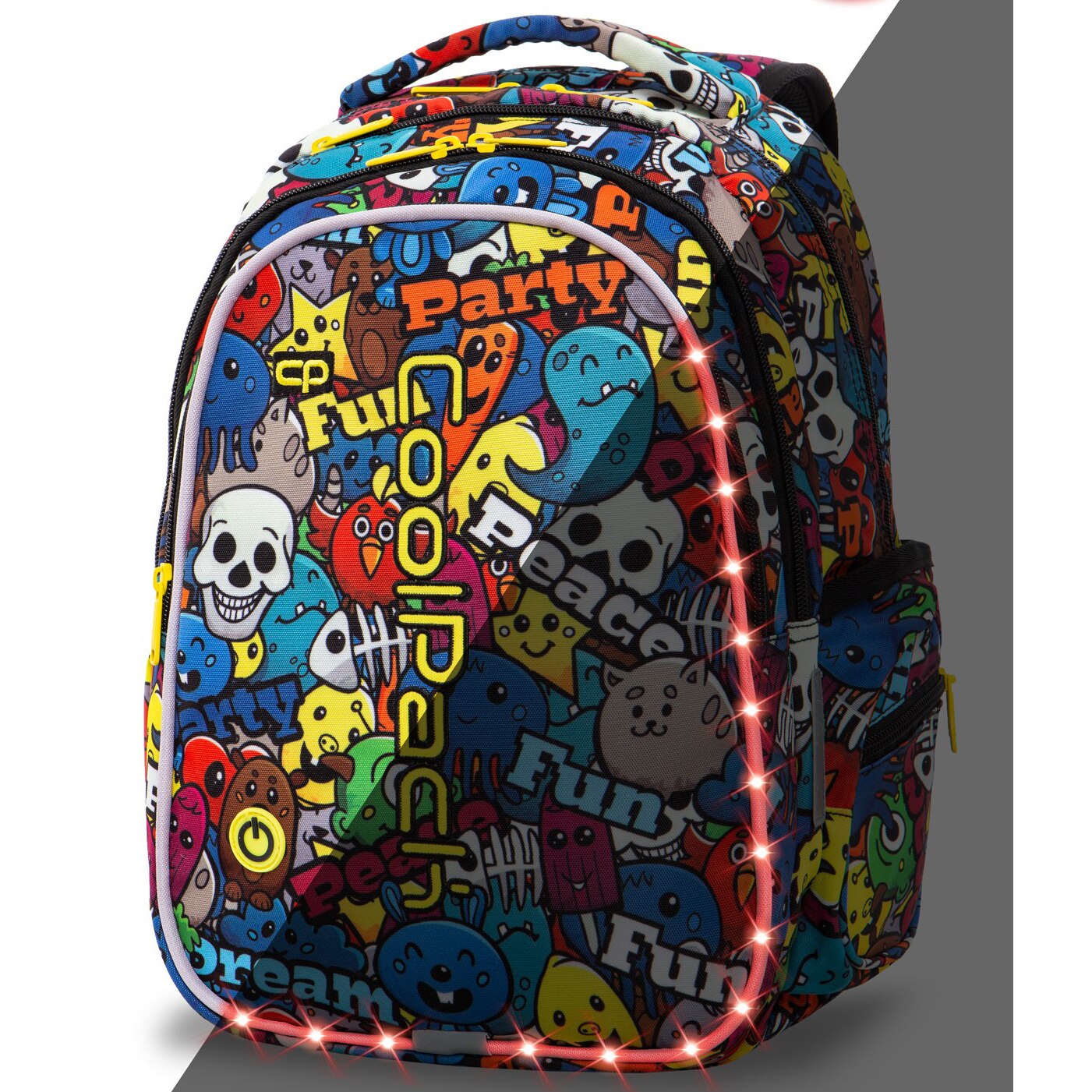 Ghiozdan LED Coolpack JOY YOUTH CARTOON, 41 x 29 x 20 cm - eMAG.ro