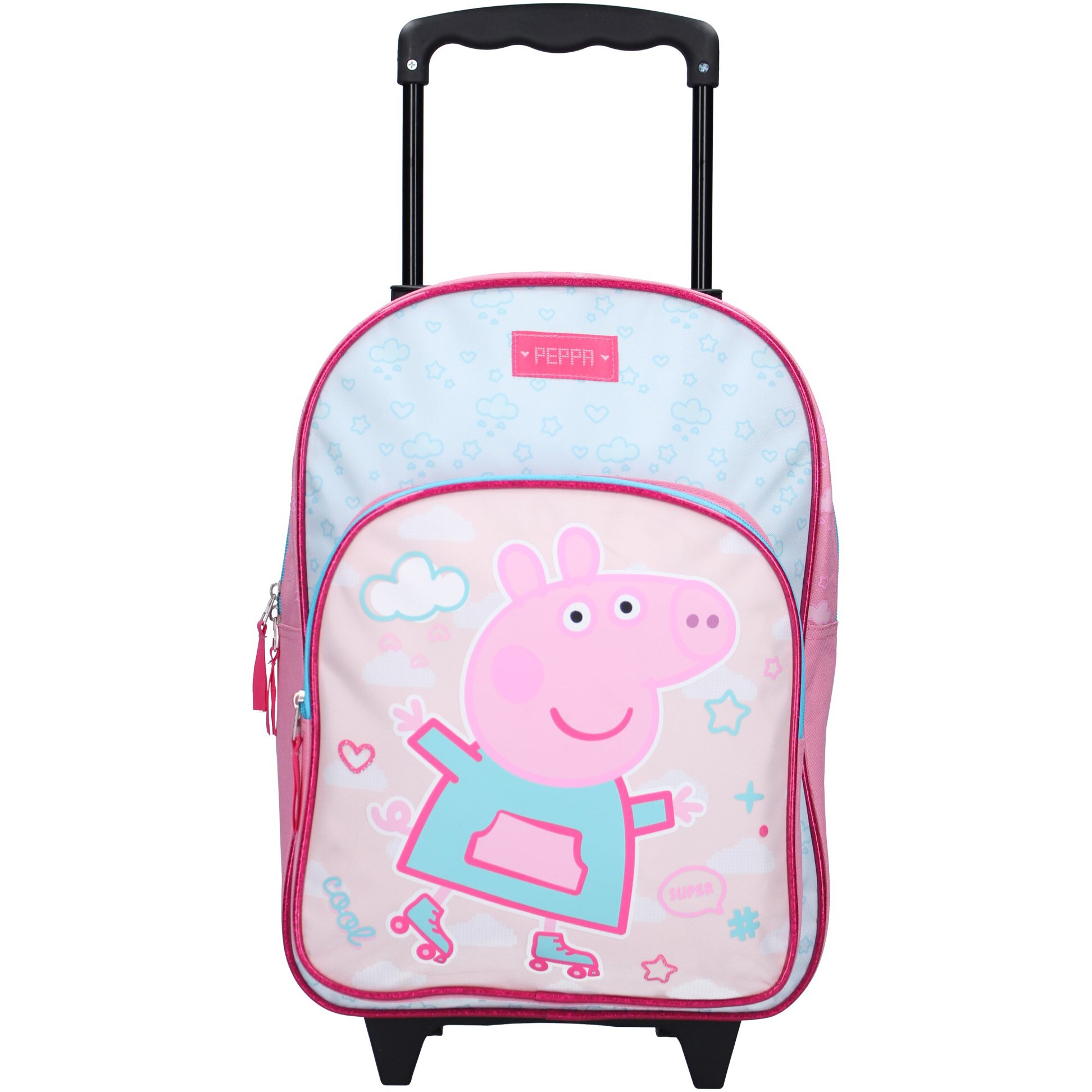 Ghiozdan troller Peppa Pig Roll with me, 16 x 28 x 38 cm - eMAG.ro