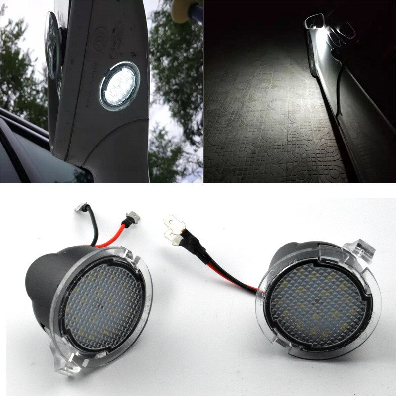 Set 2x led puddle light Ford Mondeo Edge Taurus Explorer lumini oglinzi ...