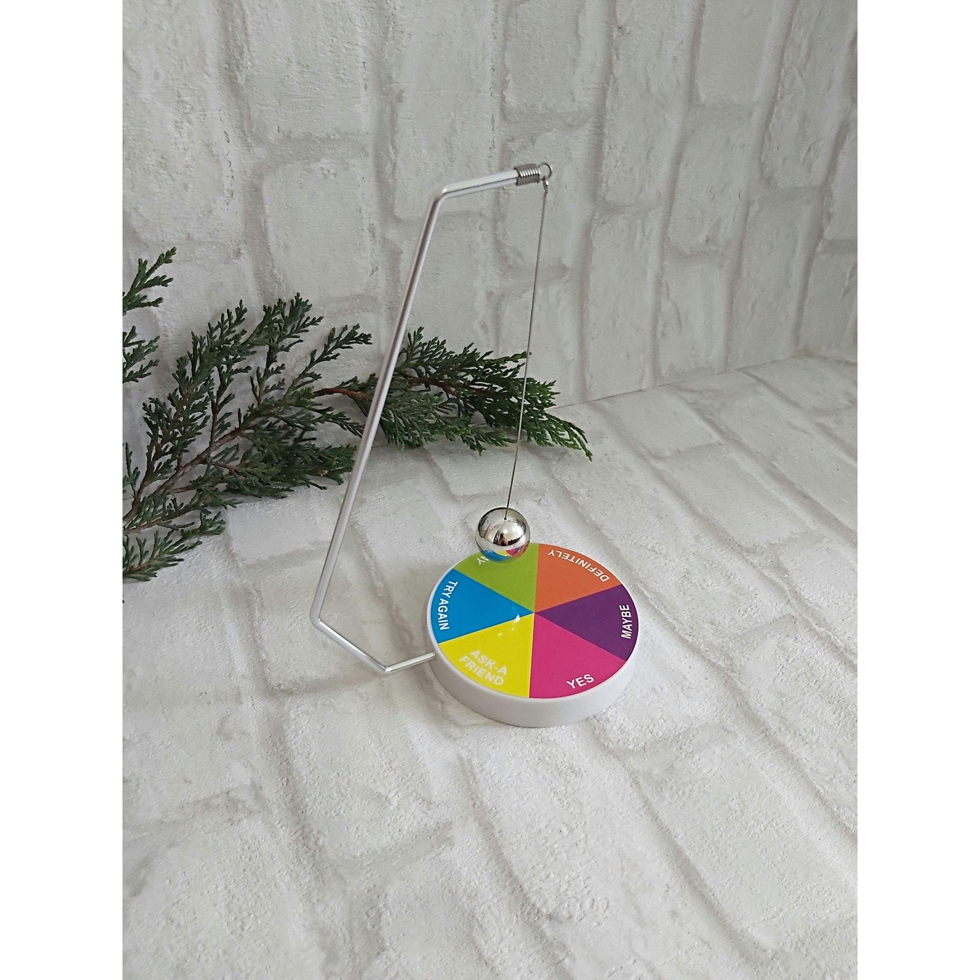 Pendul magnetic, Decision Maker, ce decizie sa iau, metal si magnet, 21 cm - eMAG.ro