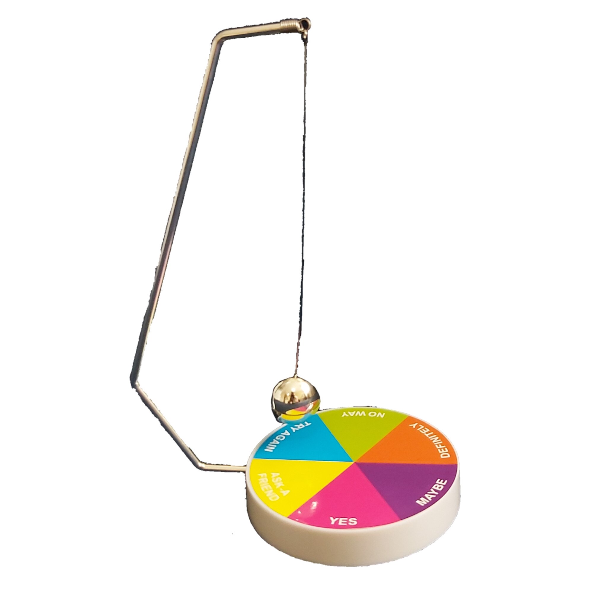 Pendul magnetic, Decision Maker, ce decizie sa iau, metal si magnet, 21 cm - eMAG.ro
