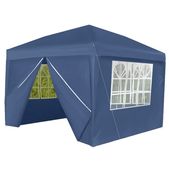 Cort Pavilion De Gradina, 3x3 m, 4 Pereti Laterali Cu Ferestre ...