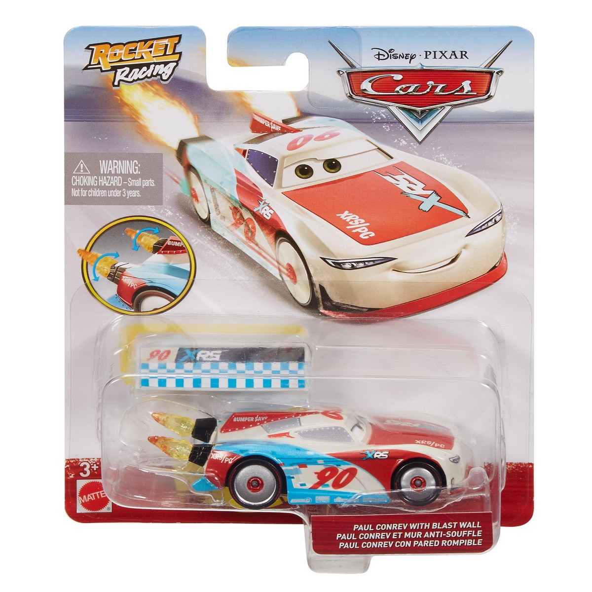 Disney Cars - Verdák 3, Rakétaverseny, Paul Conrev, 1:55 arány - eMAG.hu