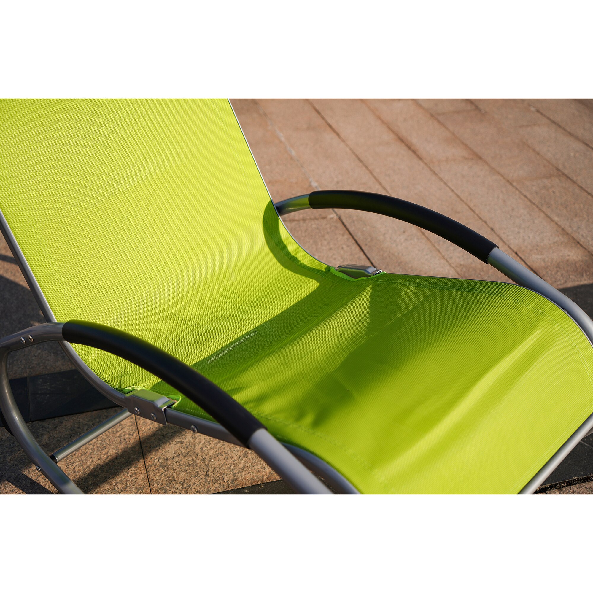 Kring Kerti hintaszék, 625 x 1100 x 925/515 mm, zöld színű - eMAG.hu