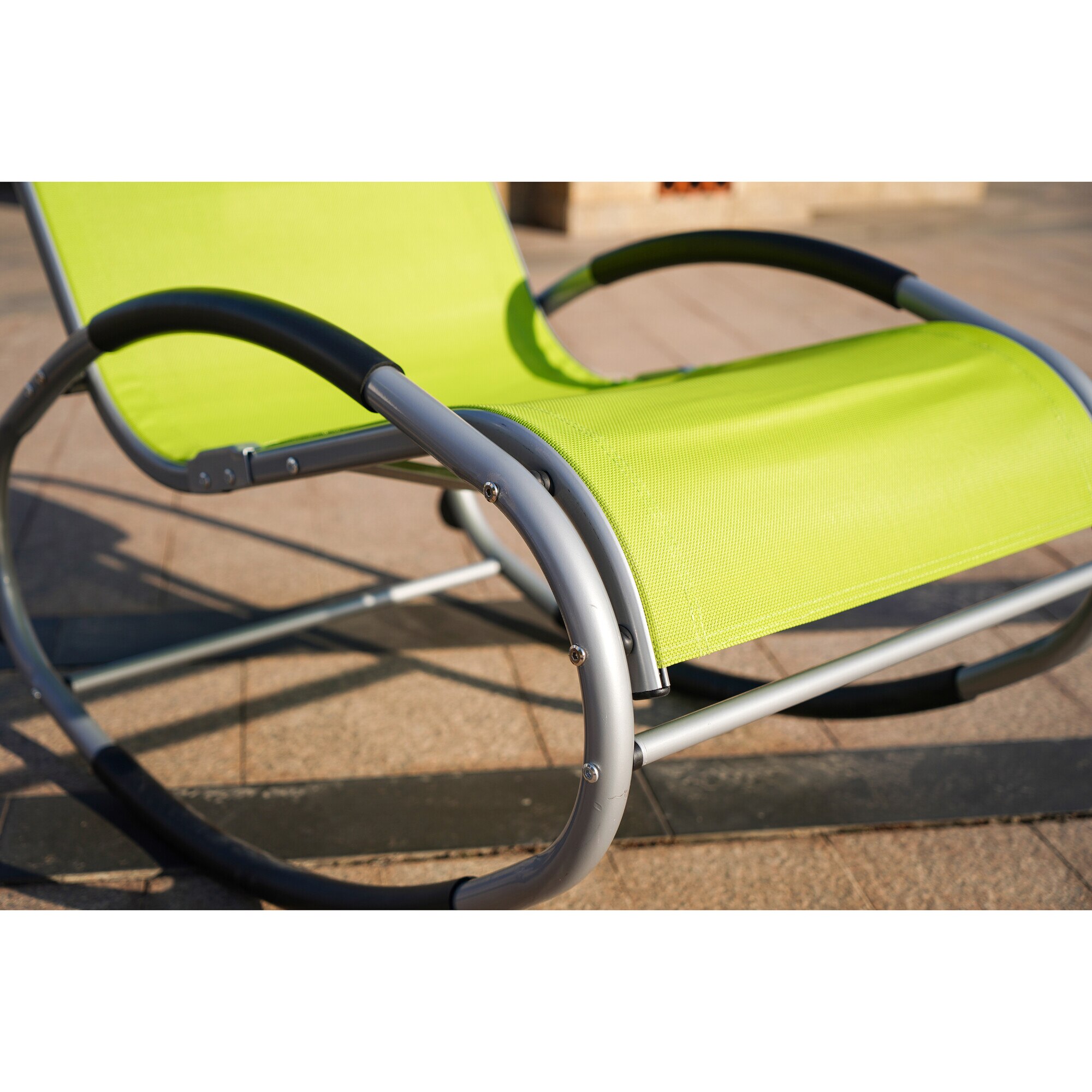 Scaun balansoar gradina Kring, 625x1100x925/515, culoare verde - eMAG.ro