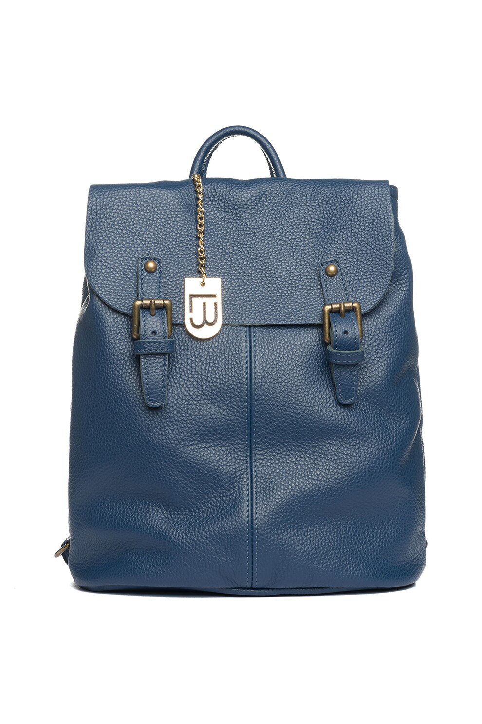 Lucca Baldi, Кожена раница Montichiari, Тъмносин - eMAG.bg