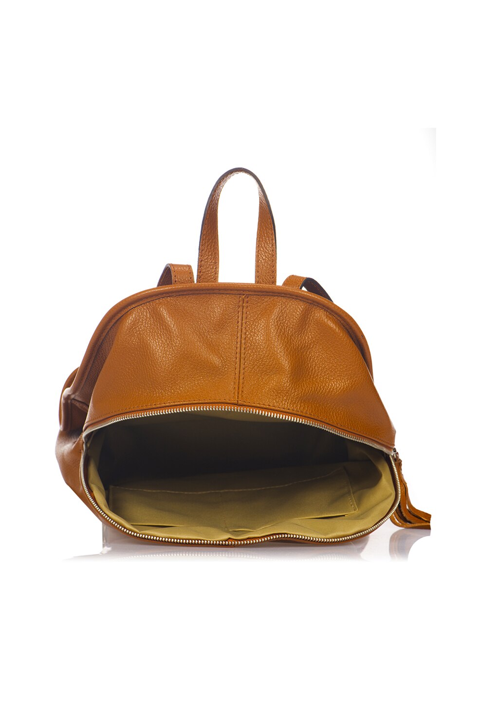 Lucca Baldi, Кожена раница Cisano, Карамел - eMAG.bg