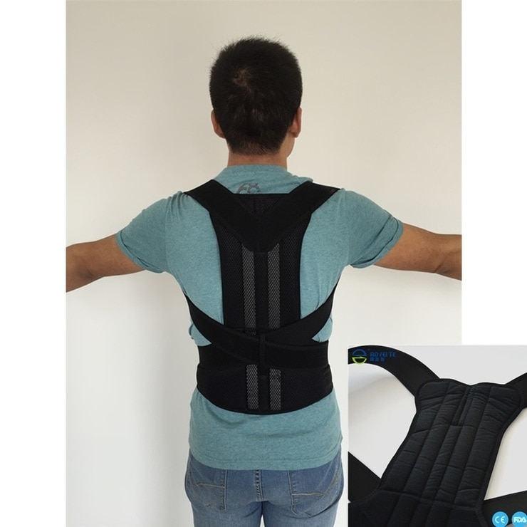 Suport ortopedic corector pentru spate si umeri, tip ham,negru, doty ...