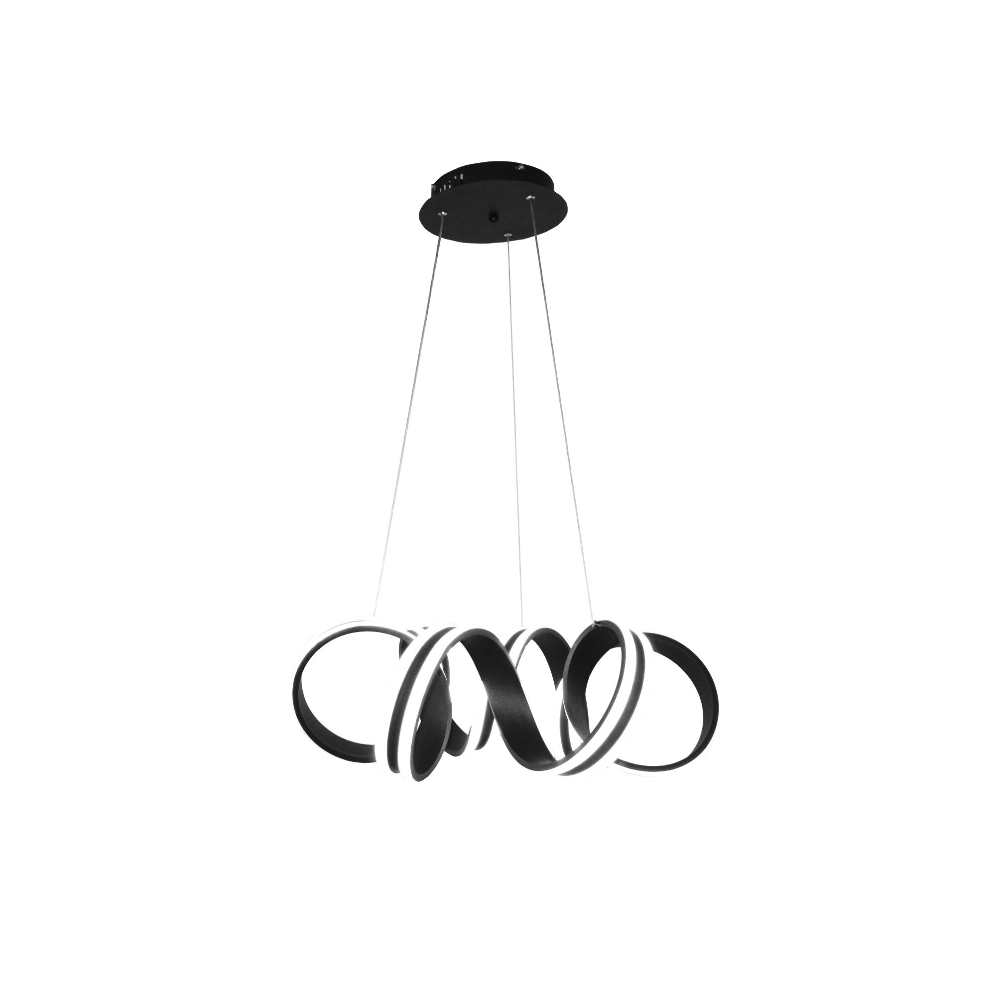 Lustra Tip Pendul SLS Design Modern Tip soclu LED 140w Telecomanda ...