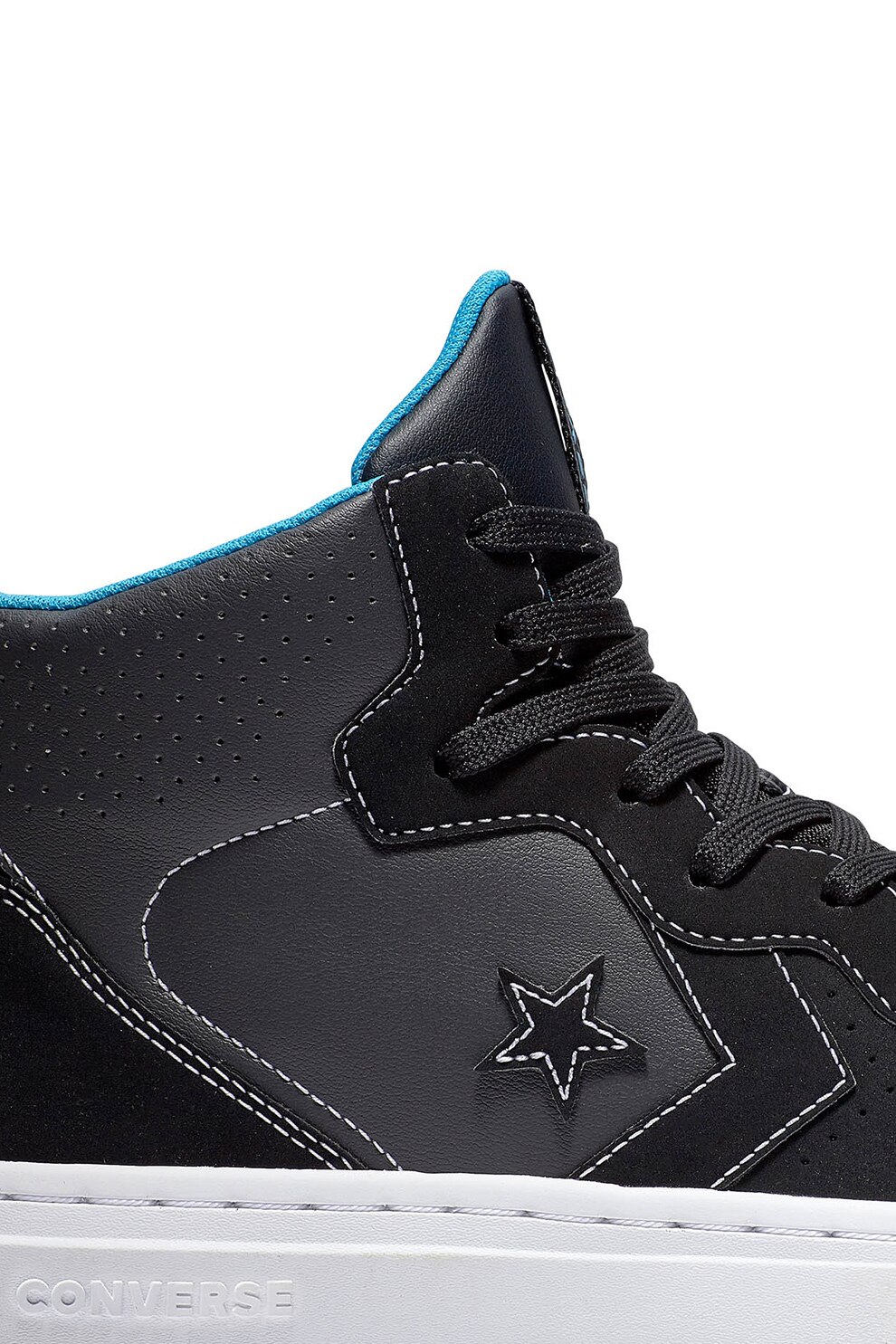 Converse, Pantofi sport mid-high Rival, Negru, 8.5 - eMAG.ro