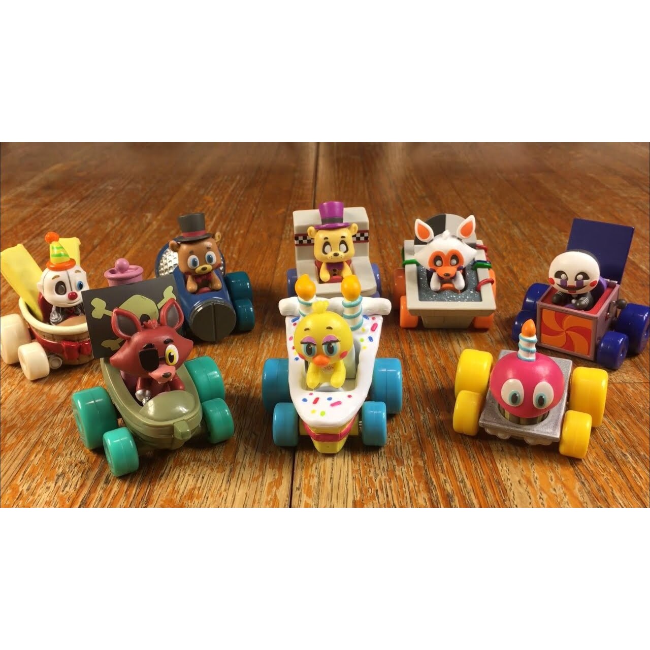 Комплект фигурки Funko Racers, Five Nights at Freddy's, Freddy, Chica ...