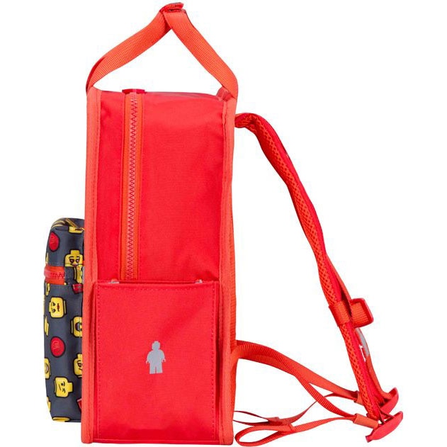 Lego Tribini Fun kis alkalmi hátizsák, fejek és kupa design, piros, 21 ...