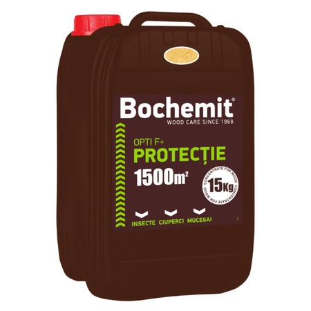 Solutie tratare preventiva lemn Bochemit Opti F+ 15Kg transparent ...