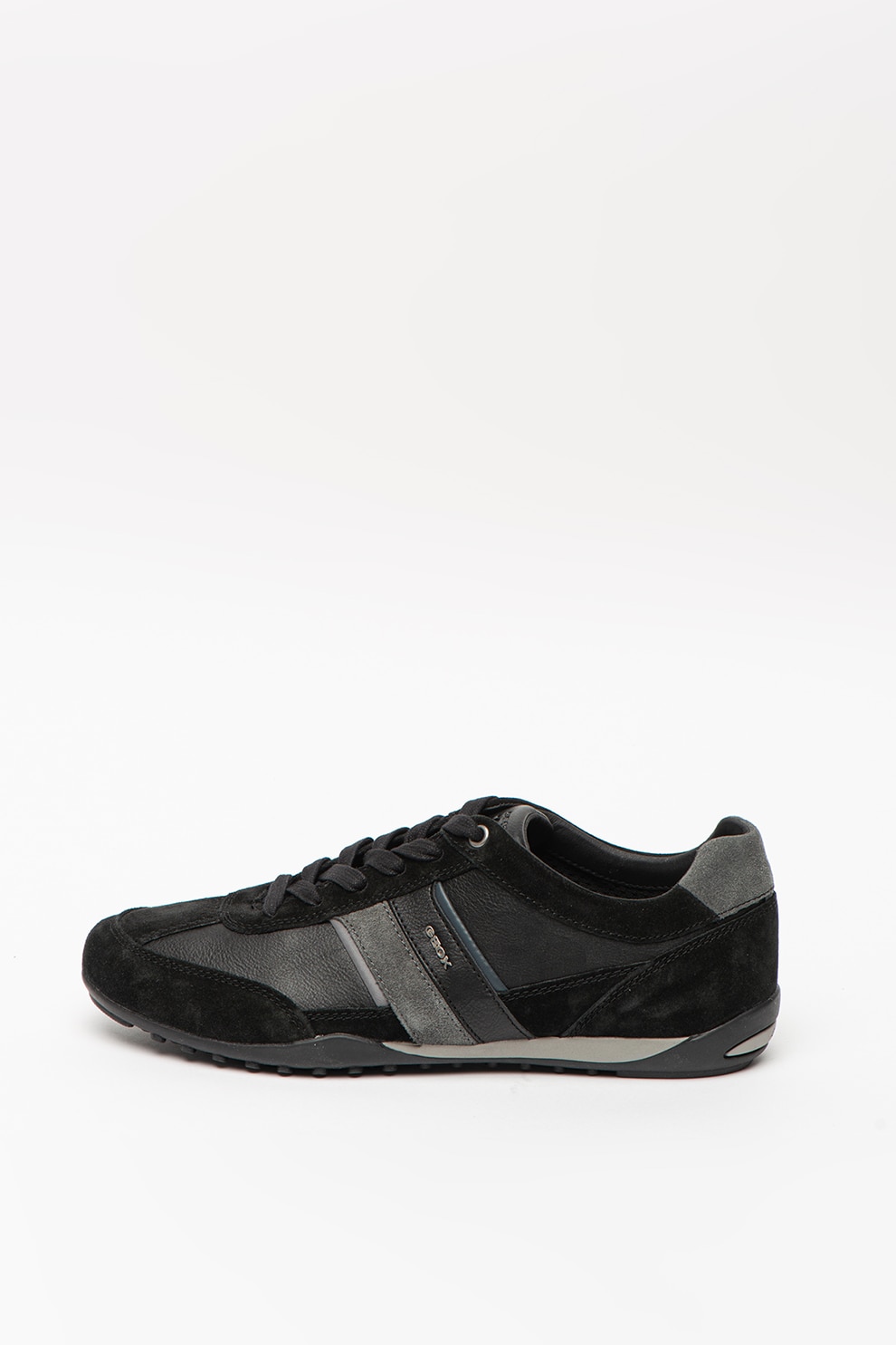 Geox, Pantofi sport cu garnituri din piele intoarsa Wells - eMAG.ro