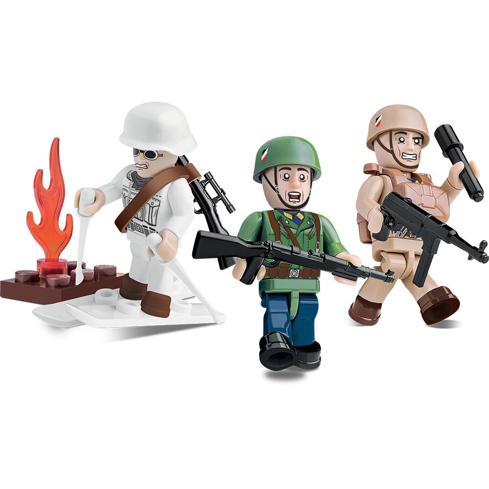 Set de constructie Cobi, German Elite Troops, 3 figurine - eMAG.ro