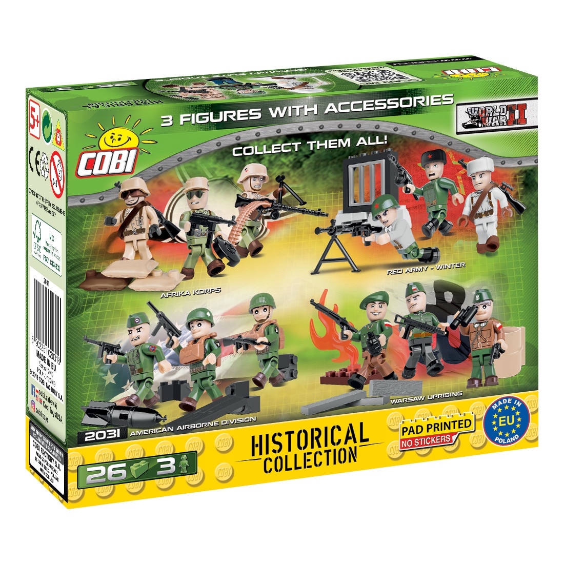 Set de constructie Cobi, German Elite Troops, 3 figurine - eMAG.ro