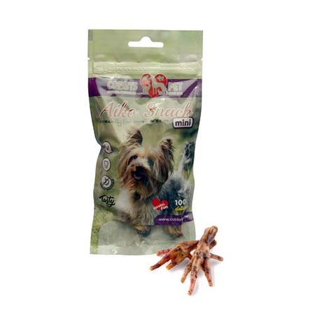 Recompense pentru caini, gheare de pui uscate Aiko Snack Mini, 45 g ...