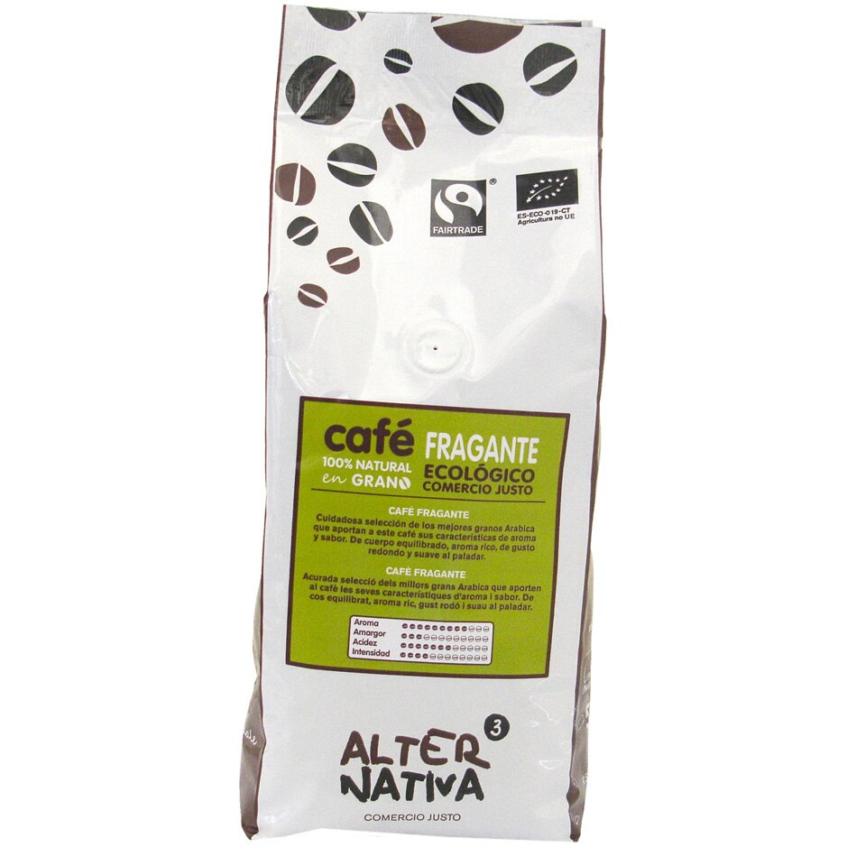 Cafea boabe bio Alternativa3 Fragante, 500g - eMAG.ro