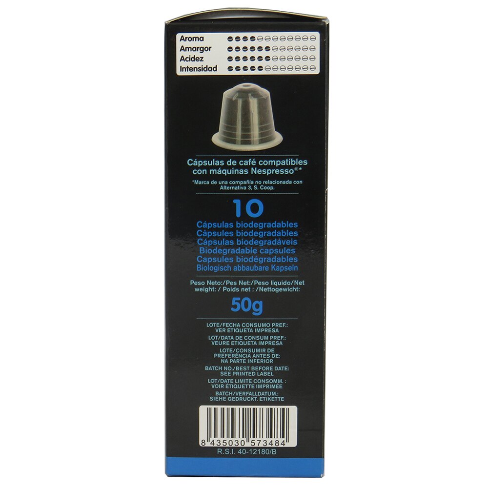 Capsule cafea bio, decofeinizata, Decaf Alternativa3, compatibile ...