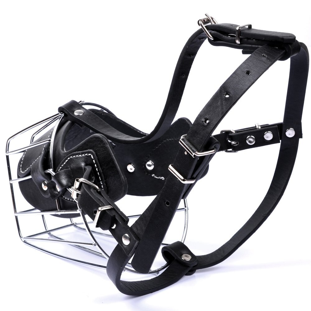 Botnita caini cu protectie din piele neagra XXL model Long - eMAG.ro